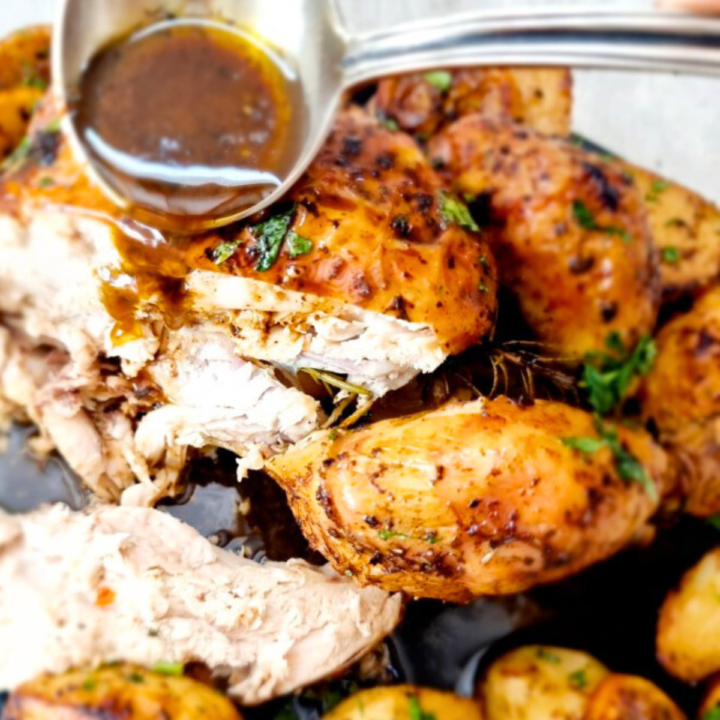 Turmeric Chicken Roast and Potatoes