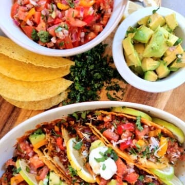 Chicken And Red Bean Tacos