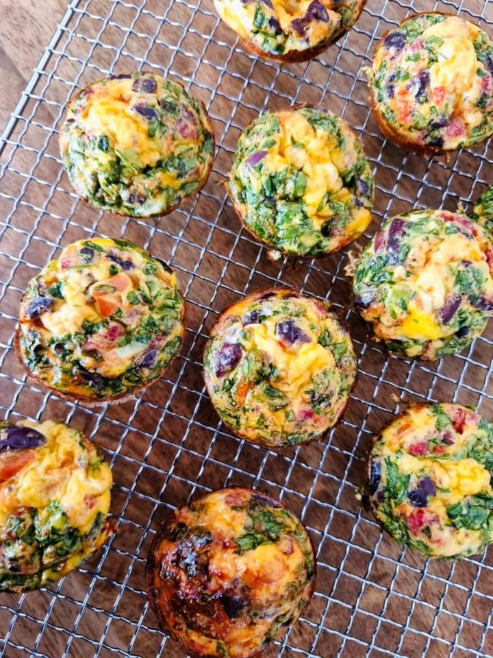 Easy Mediterranean Egg Muffins
