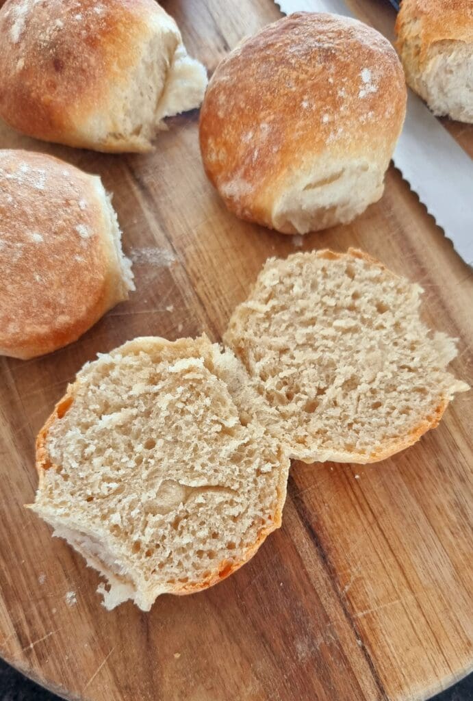 Crusty Bread Rolls by My Anosmic Kitchen